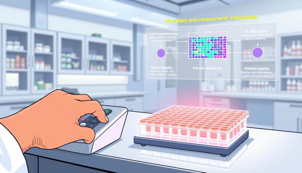 Calculating Area of 96 Well Plate for Lab Research
