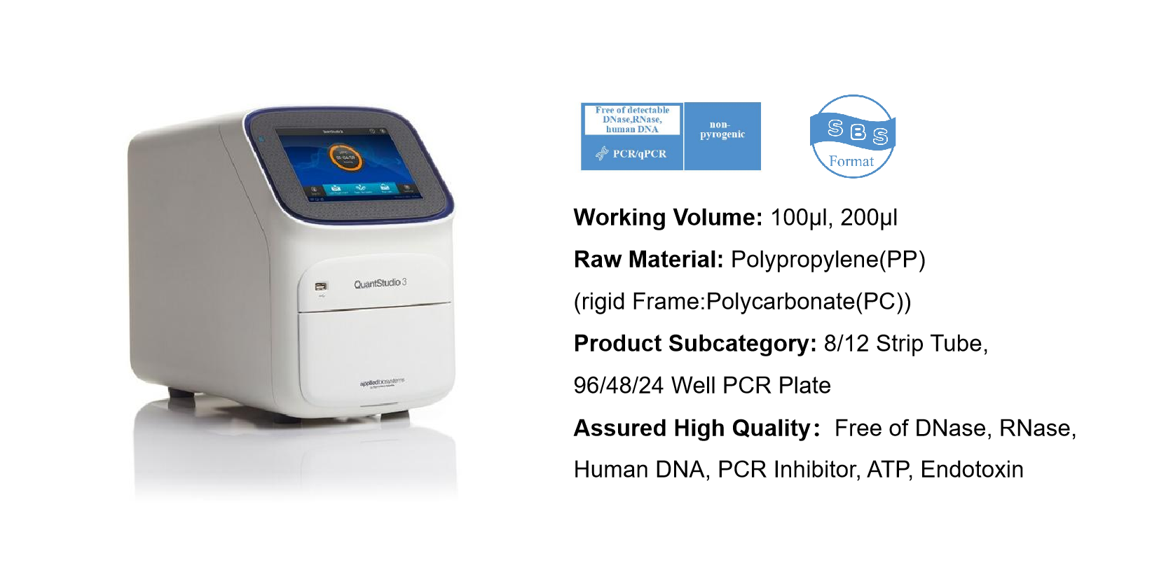 ABI QuantStudio™ 3 Real-Time PCR System Adaptive Consumables Select ...