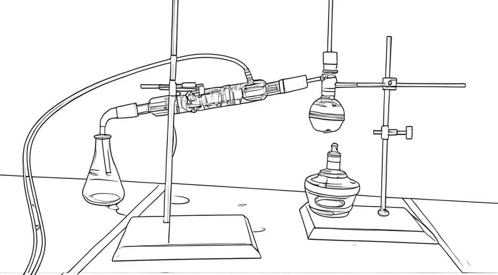 What is distilled water used for in the laboratory?