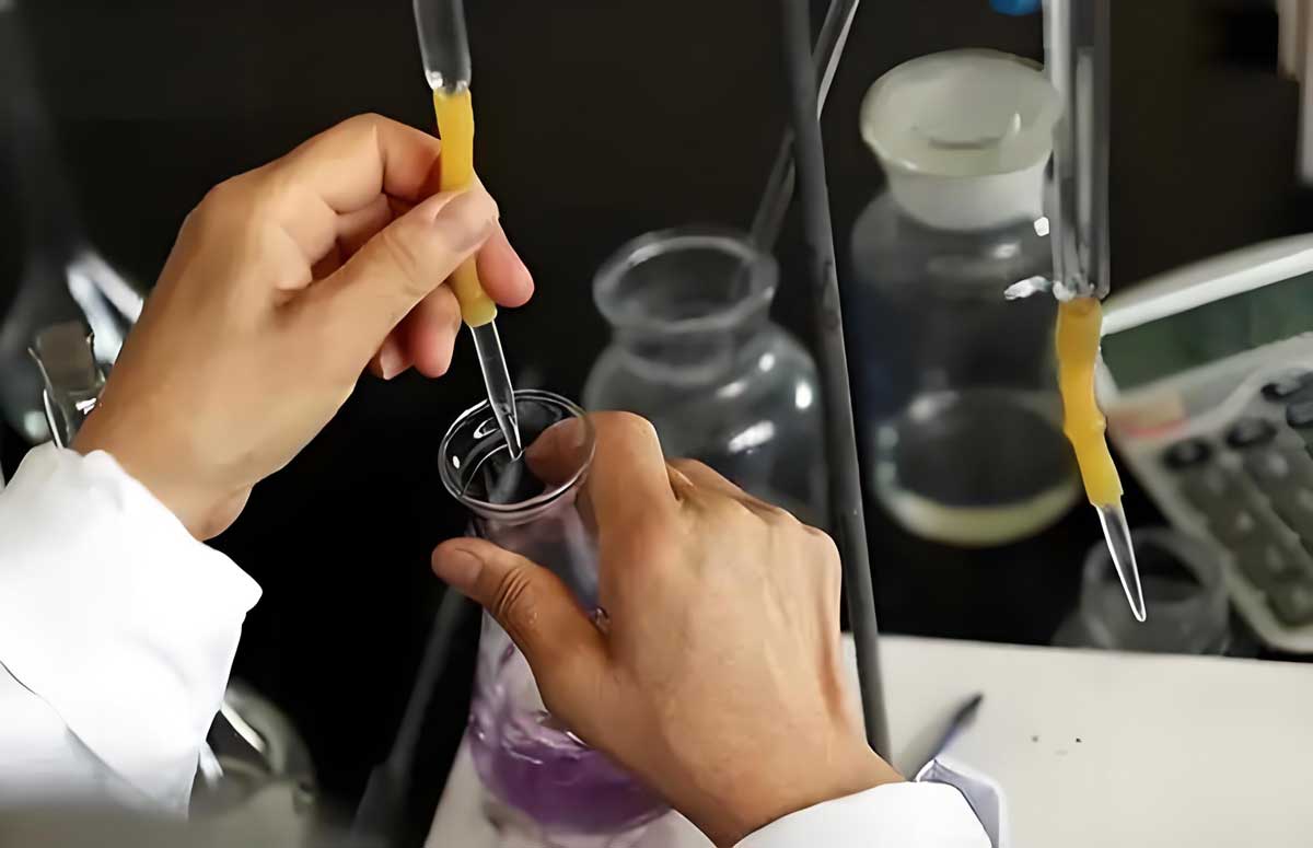 What is distilled water used for in the laboratory?