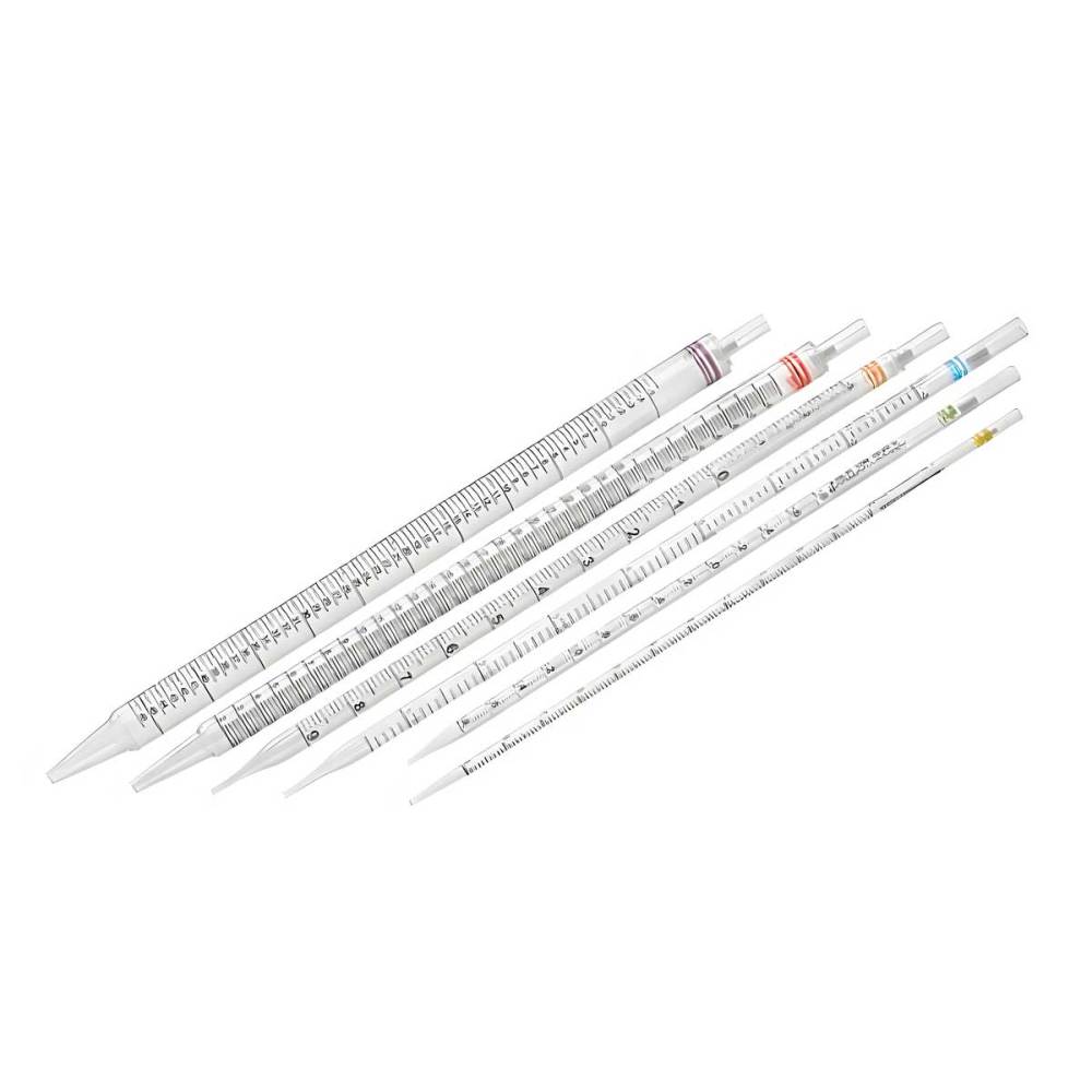 What is the function of a serological pipette?