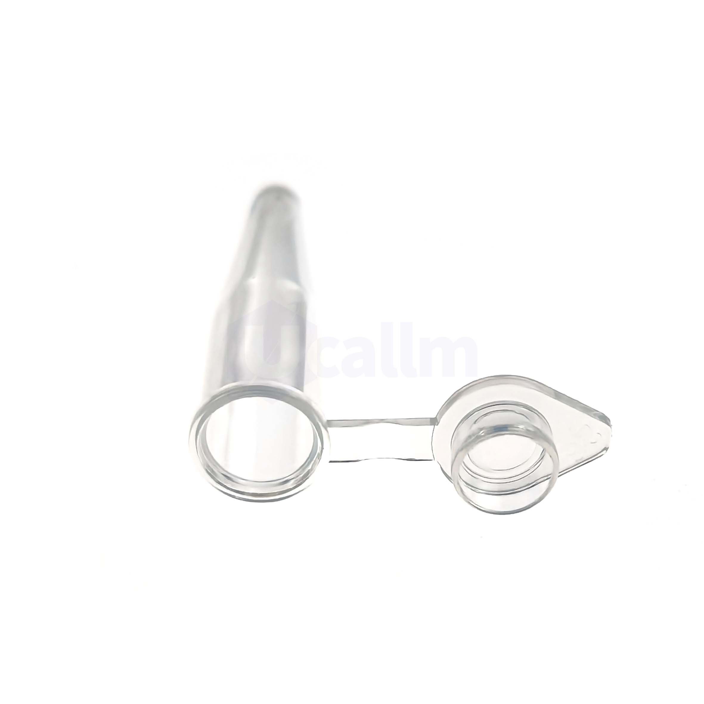 Thin-walled 0.2 mL Individual PCR Tube, with attached Flat cap, Clear ...